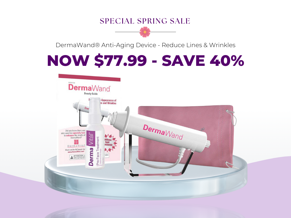 DermaWand® Anti-Aging Device - Reduce Lines & Wrinkles